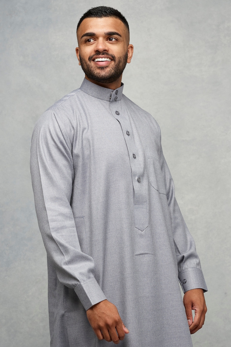 Jubbah Jubba Thobe Thoab Kaftan Kaudura Qamees Men Islamic Saudi Style ...