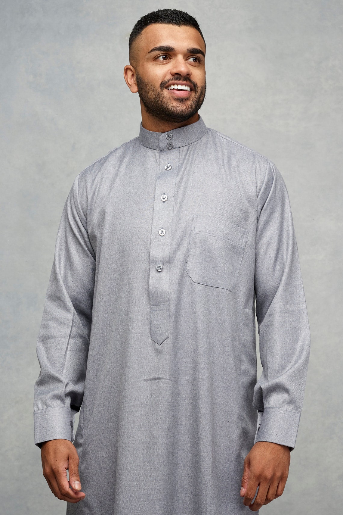 Jubbah Jubba Thobe Thoab Kaftan Kaudura Qamees Men Islamic Saudi Style ...