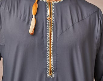 Jubbah Jubba Thobe Thoab Kaftan Kaudura Qamees Shiny Omani Saudi Style ...