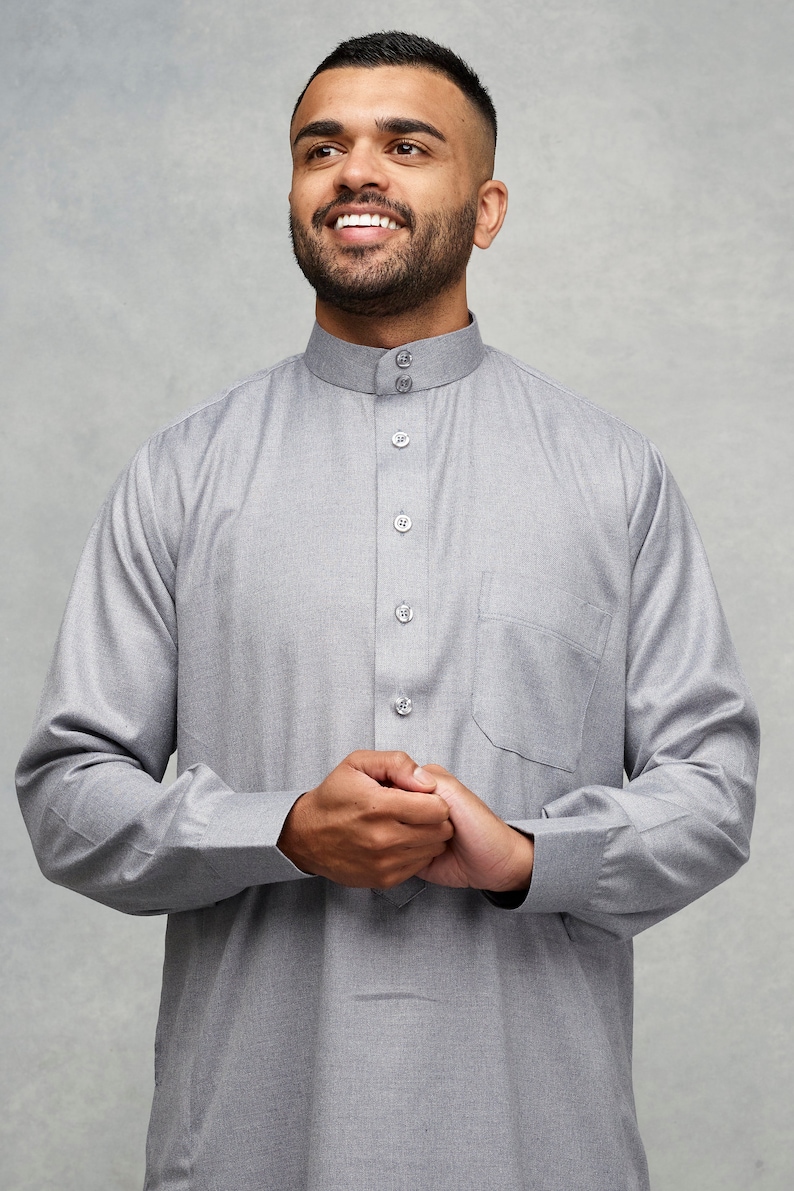 Jubbah Jubba Thobe Thoab Kaftan Kaudura Qamees Men Islamic Saudi Style ...