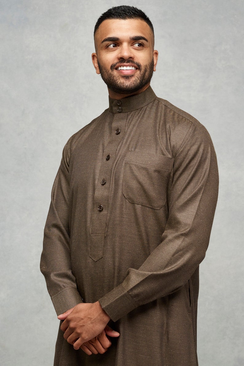 Jubbah Jubba Thobe Thoab Kaftan Kaudura Qamees Men Islamic Saudi Style ...