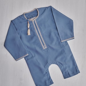 Thobe Jubbah Jubba Islamic Children Newborn Baby Kid's Romper Present ...