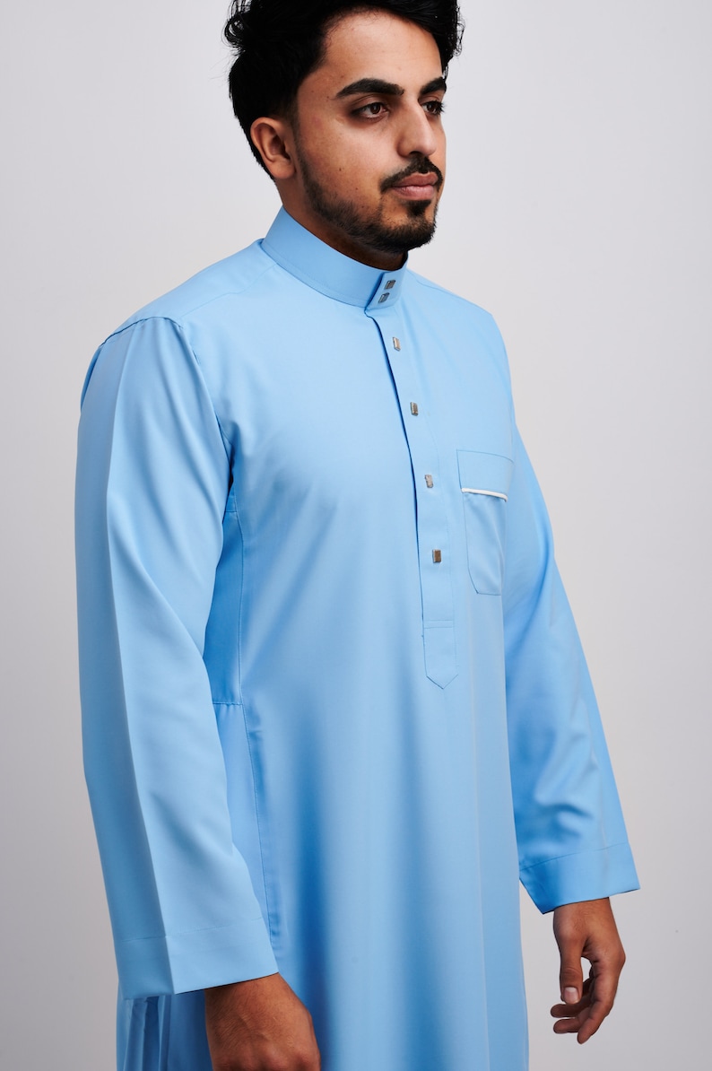 Jubbah Jubba Thobe Thoab Kaftan Kaudura Qamees Men Boys Saudi Style - Etsy