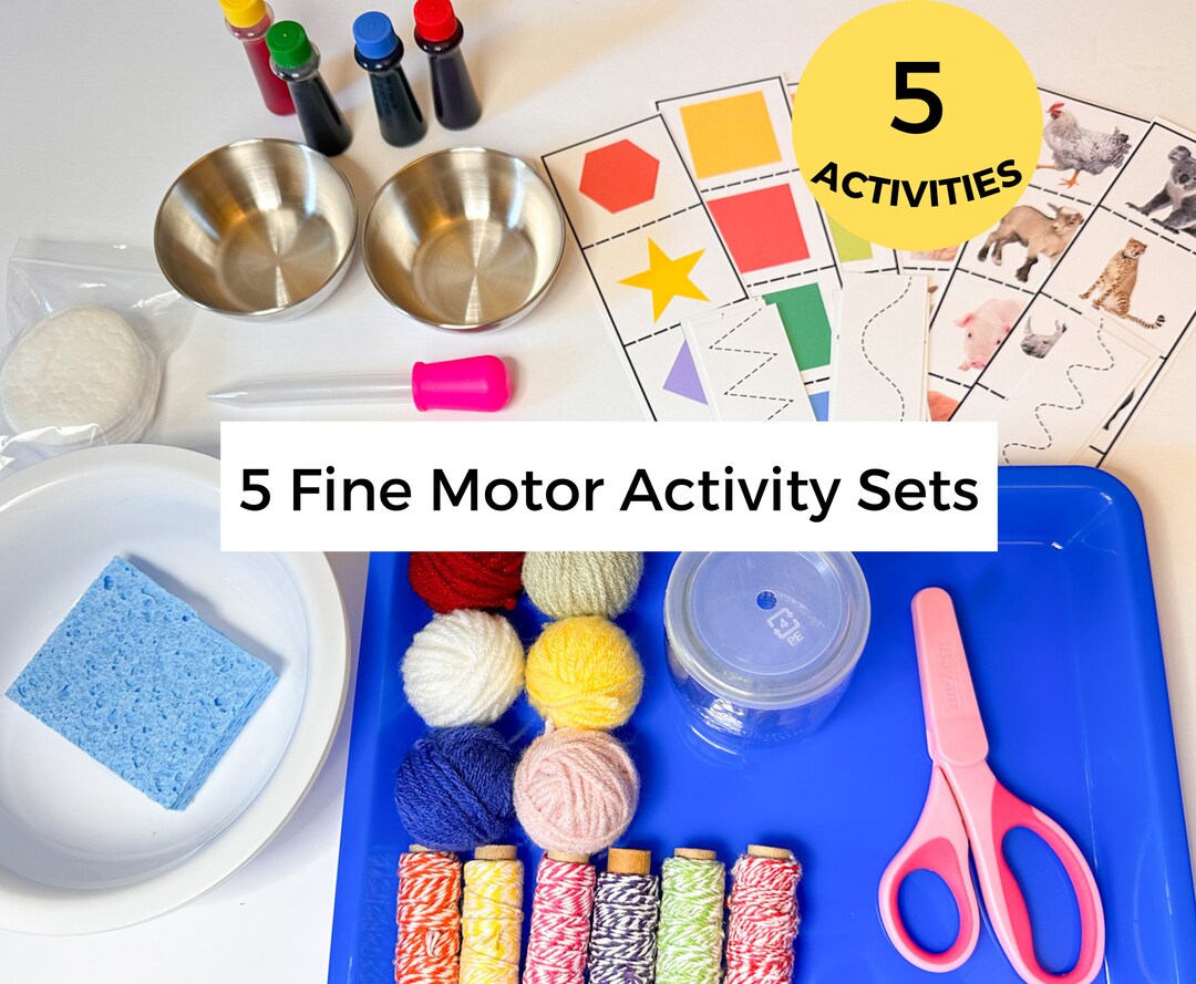 Montessori Fine Motor Activity Bundle Montessori Practical Life ...