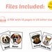 Dog Breed Animal Flashcard for Toddler Homeschool Printable Activity ...