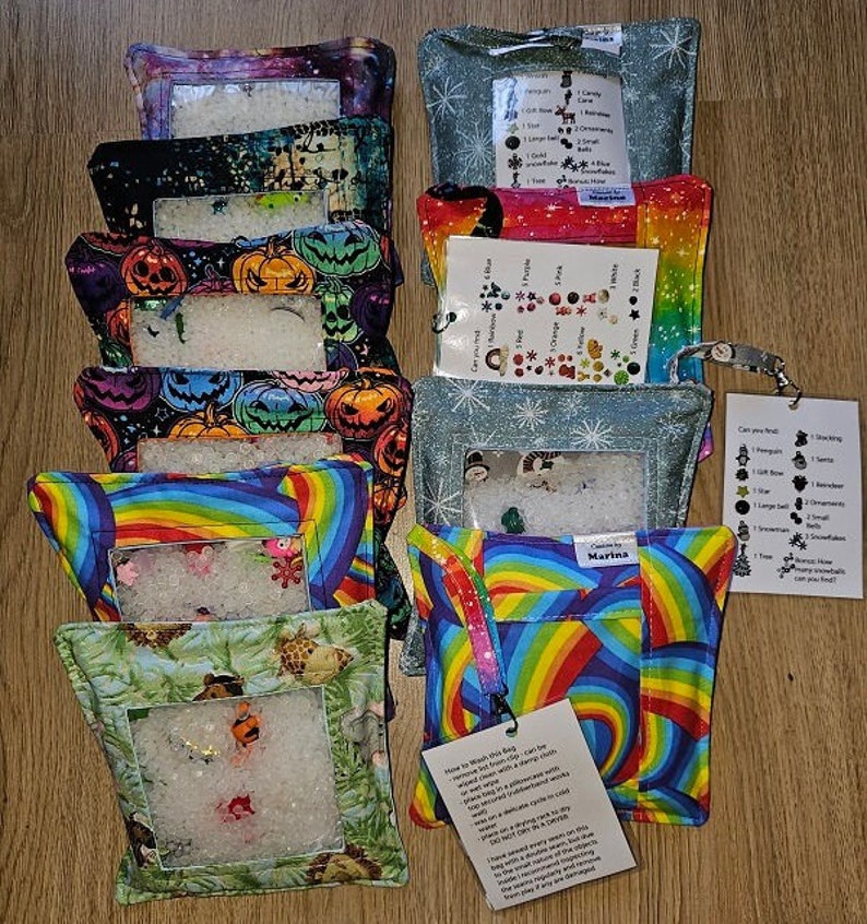 I Spy Sensory Bags Various Designs - Etsy