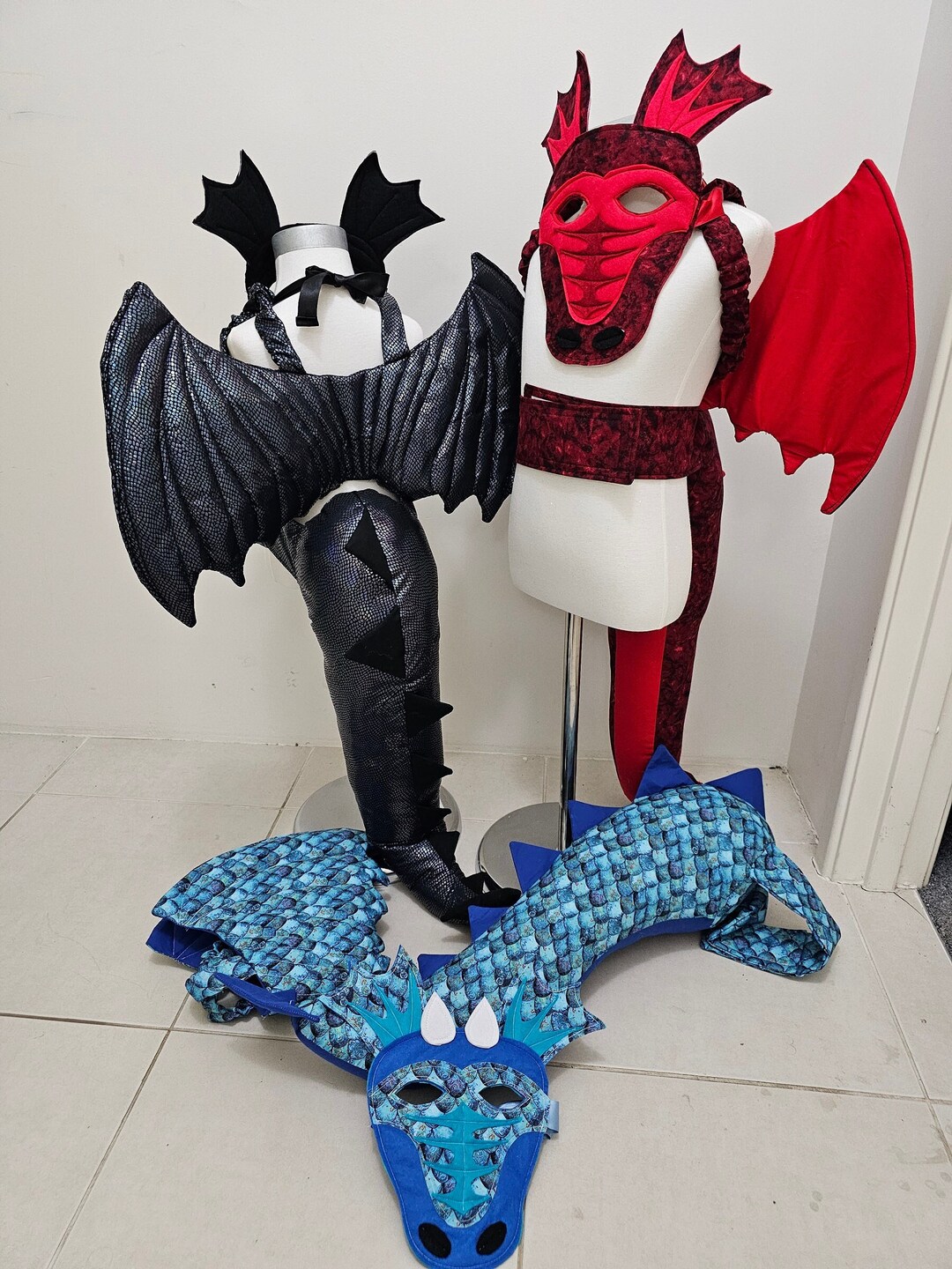 Dragon Dress Up: Wings, Tail and Mask - Etsy Australia