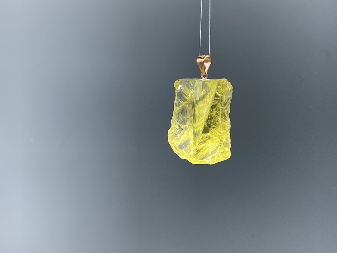 Yellow Andara Pendant - Etsy