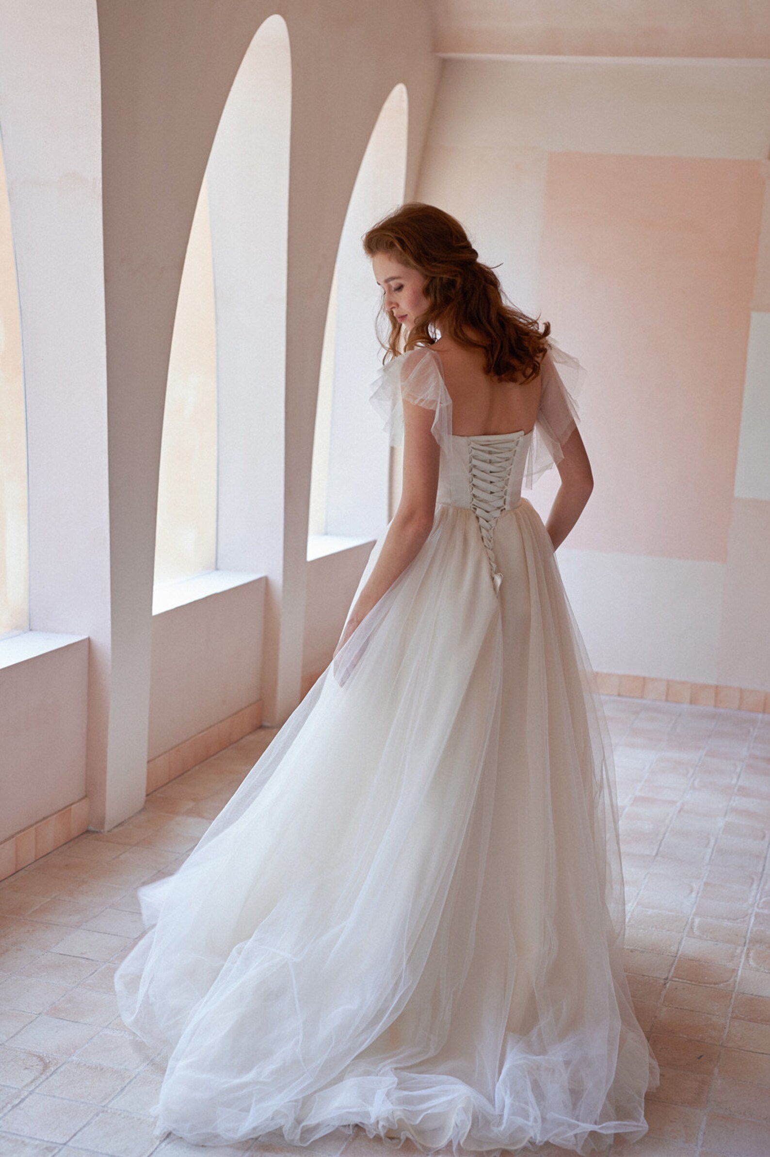 Whimsical Tulle Wedding Dress Fairy Wedding Dress Boho - Etsy