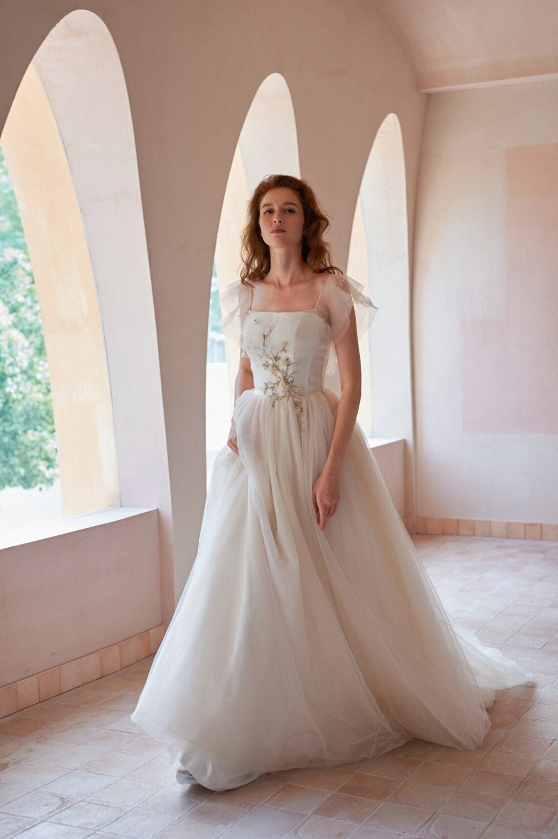 Whimsical Tulle Wedding Dress Fairy Wedding Dress Boho - Etsy