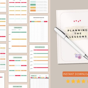 Printable Homeschool Planner, Home School Teacher, Academic Lesson ...