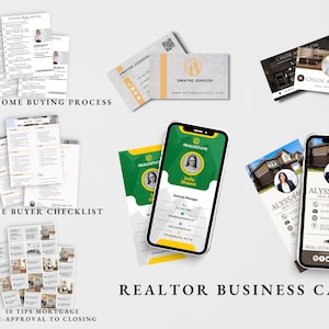 Realtor Marketing Kit, Branding Bundle for Realtor, Modern Real Estate ...