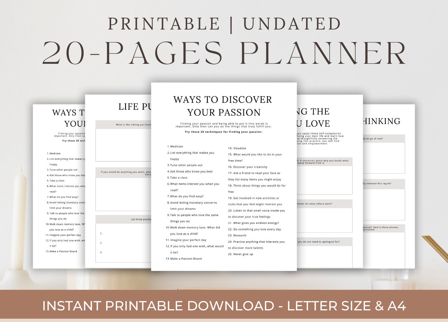 Find Your Passion Planner Workbook.pdf | Find Your Passion Printable ...