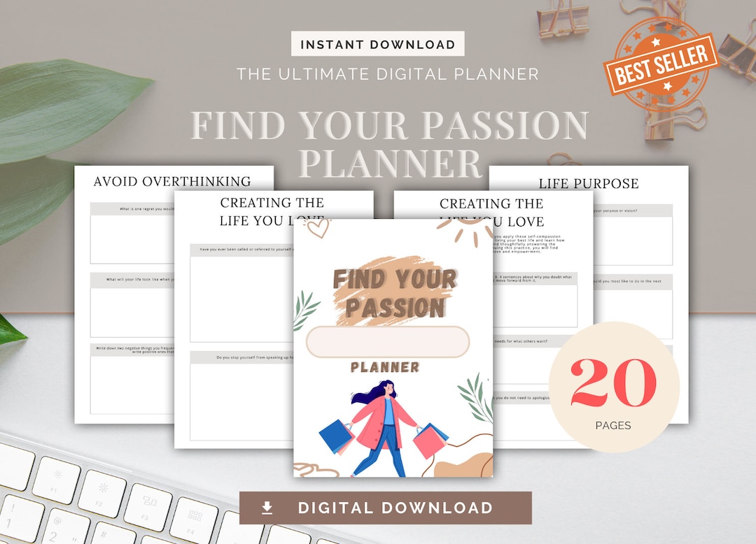 Find Your Passion Planner Workbook.pdf | Find Your Passion Printable ...