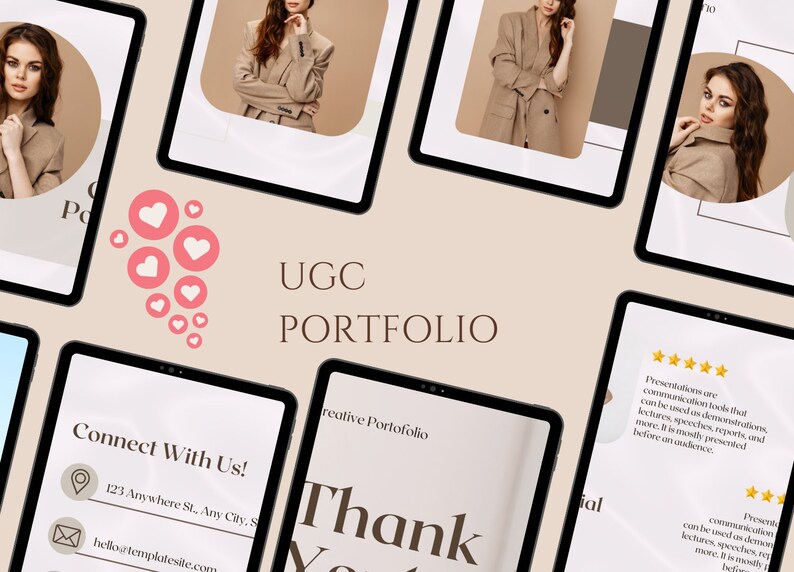Creative UGC Portfolio Template, UGC Landing Page, UGC Website, Creator ...