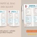 Checklist Hospital Bag, Labor and Delivery Check List for Mom and Baby ...