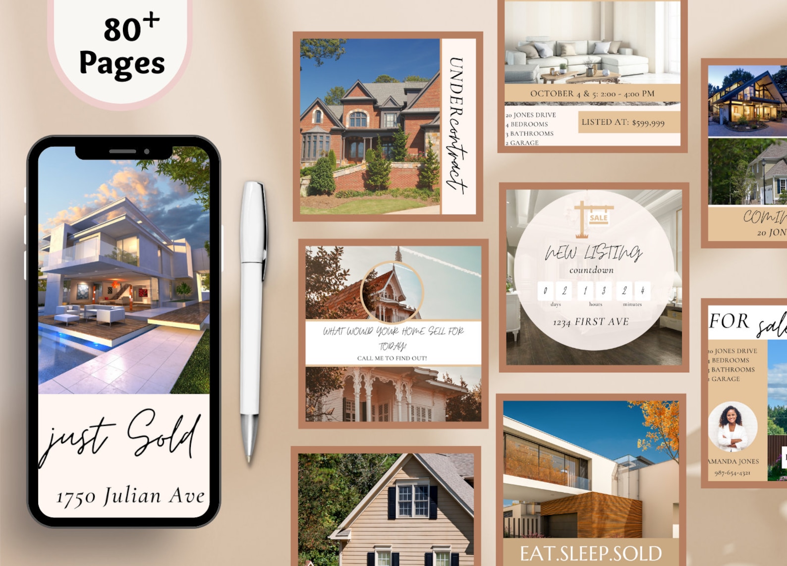 Realtor Marketing Kit, Branding Bundle for Realtor, Modern Real Estate ...