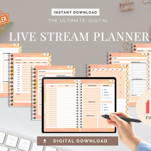 Digital Streaming Planner for Goodnotes, Notability, 10+ Pages ...