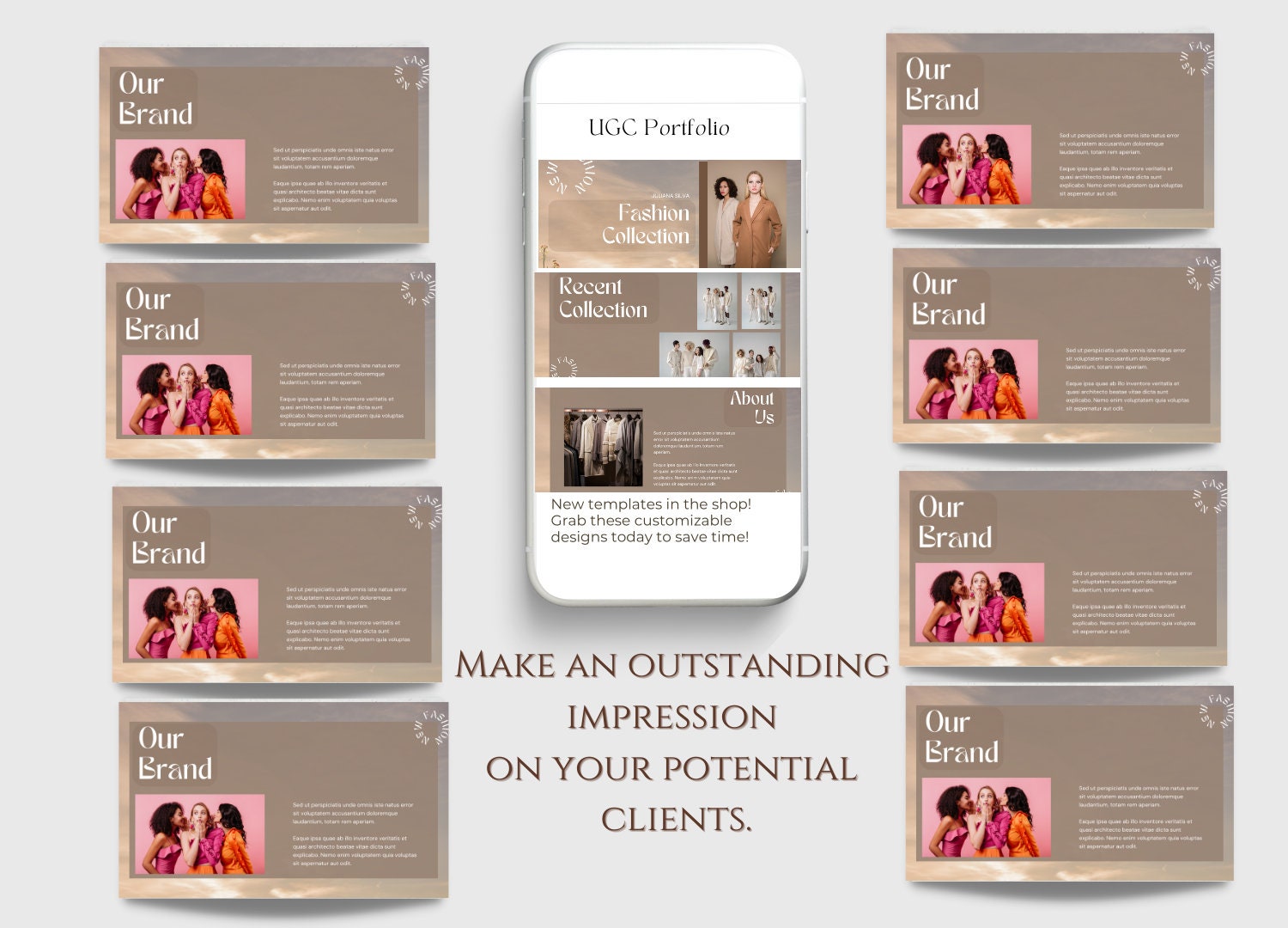 UGC Portfolio Template, UGC Landing Page, UGC Website, Creator ...