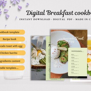 Cookbook Template ,recipe Book Template , Cook Book Template, Recipe ...