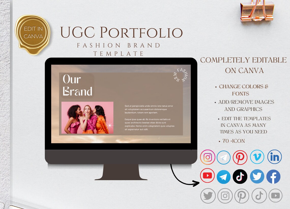 UGC Portfolio Template, UGC Landing Page, UGC Website, Creator ...