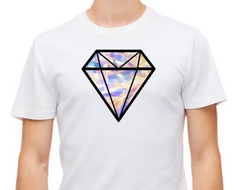 White Diamond Shirt | Etsy