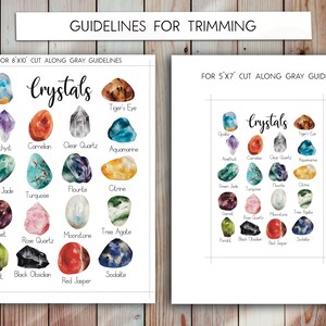 Crystals Poster, Printable Instant Download - Etsy