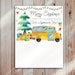 School Bus Driver Christmas Card, Printable, Instant Download - Etsy