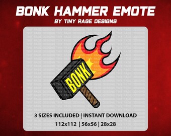 Bonk Emote Animated - Etsy