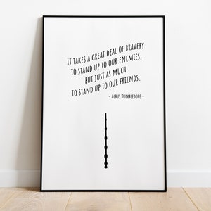 HP Printable Quote Art, Set of 3 Quotes, Magic, Wizard, Wall Art, Home ...