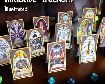 Printable Initiative Tracker Dnd 5e Pathfinder RPG Digital Download ...