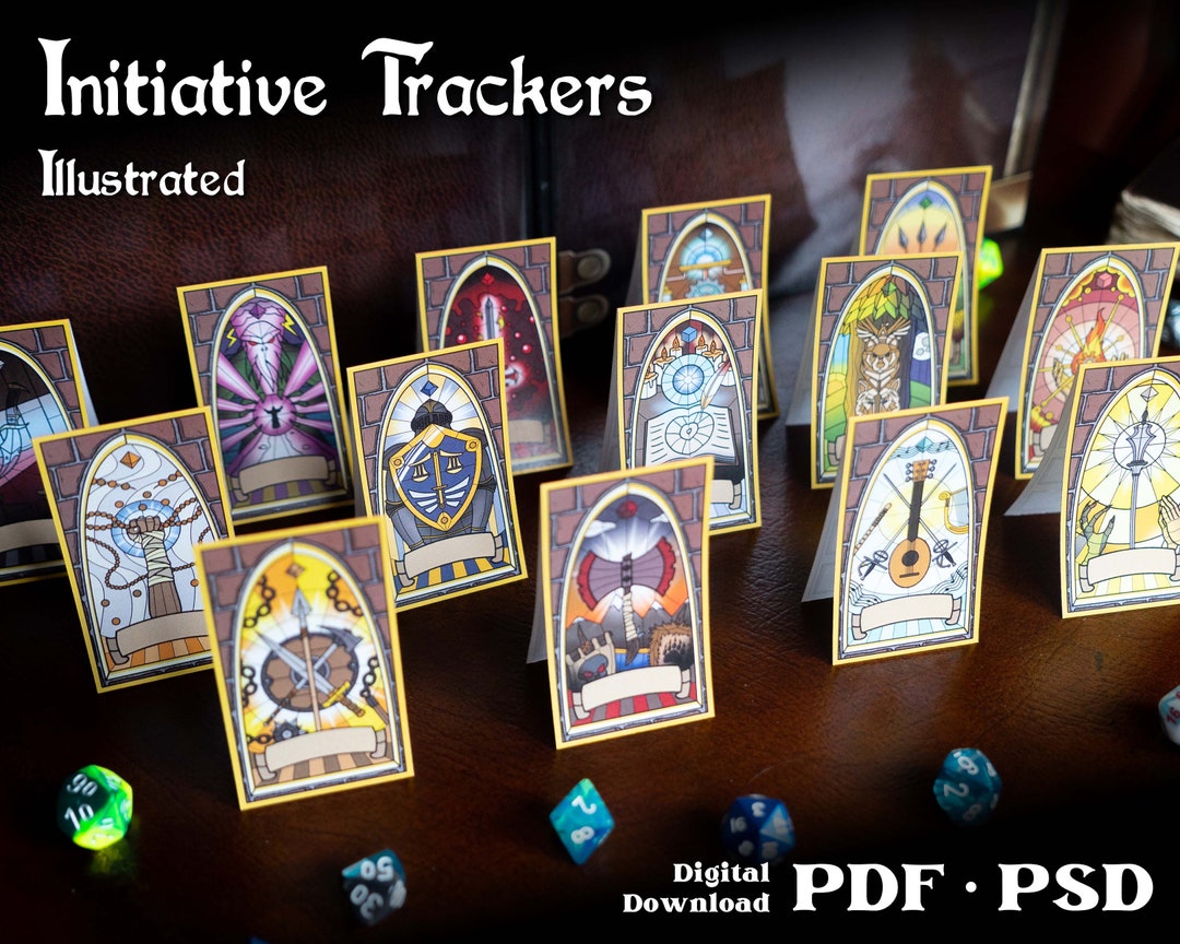 DND Initiative Tracker DIGITAL DOWNLOAD - Etsy