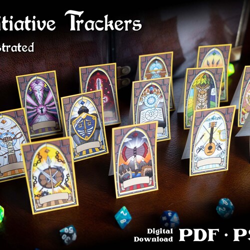 DND Initiative Tracker DIGITAL DOWNLOAD - Etsy