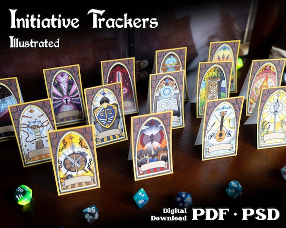 DND Initiative Tracker DIGITAL DOWNLOAD - Etsy