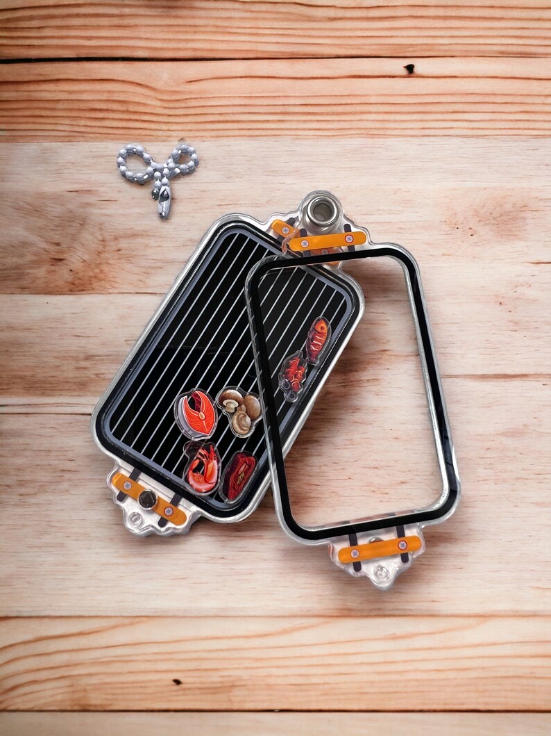 4 Kawaii Fillable Shaker Keychain SET - Etsy