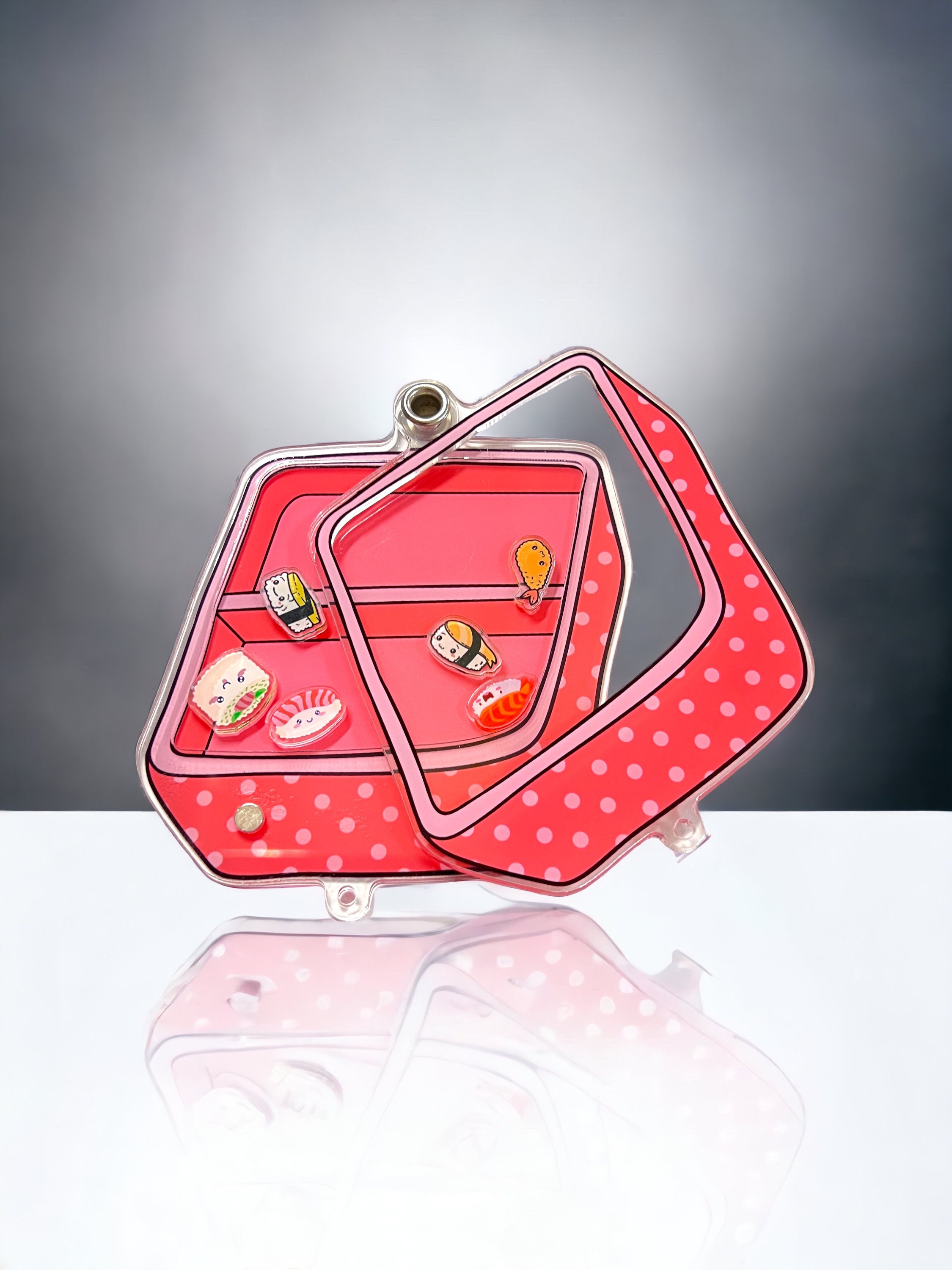 4 Kawaii Fillable Shaker Keychain SET - Etsy