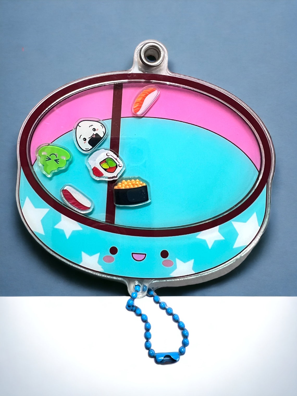 4 Kawaii Fillable Shaker Keychain SET - Etsy