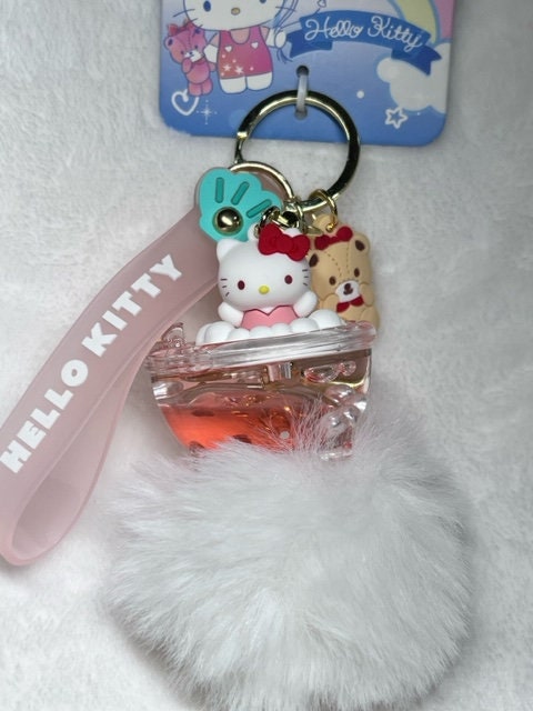 Kawaii Anime Japanese Cartoon Bubble and Liquid Keychains With - Etsy