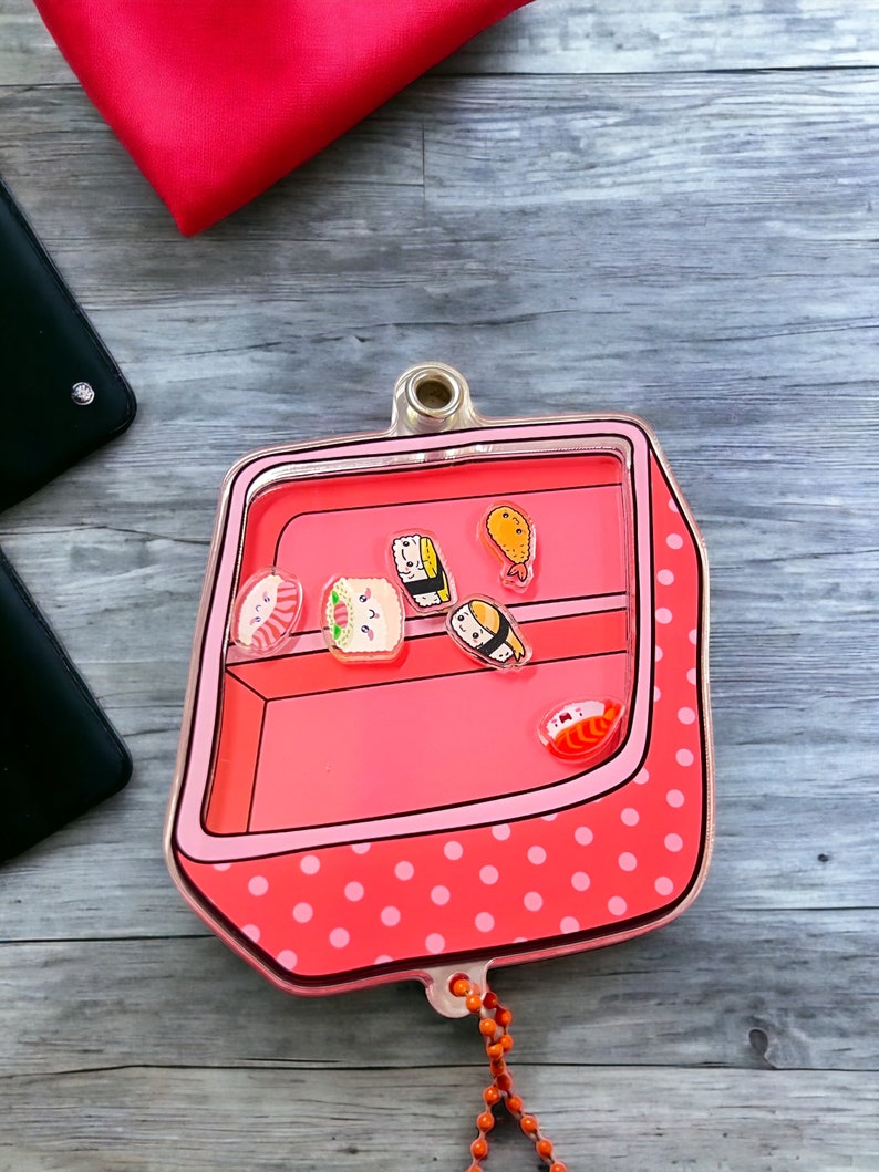 4 Kawaii Fillable Shaker Keychain SET - Etsy Australia