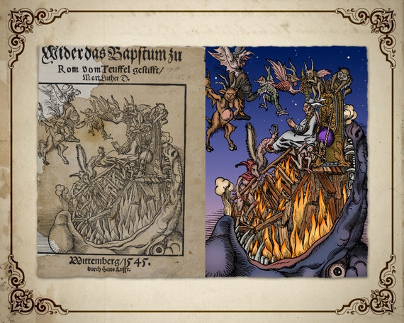 Medieval Demon Prints