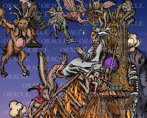 Medieval Devil Illustration