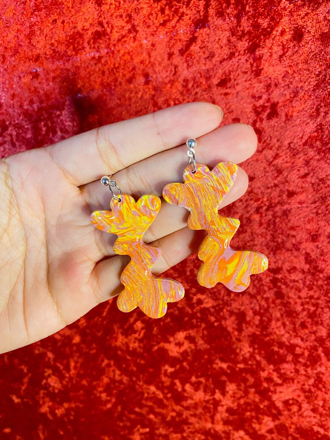 Groovy Swirly Mix of Colores Abstract Shake - Etsy