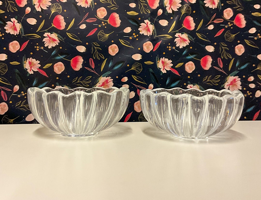 Set of Two Vintage Glass Jelly Moulds 2F66 - Etsy