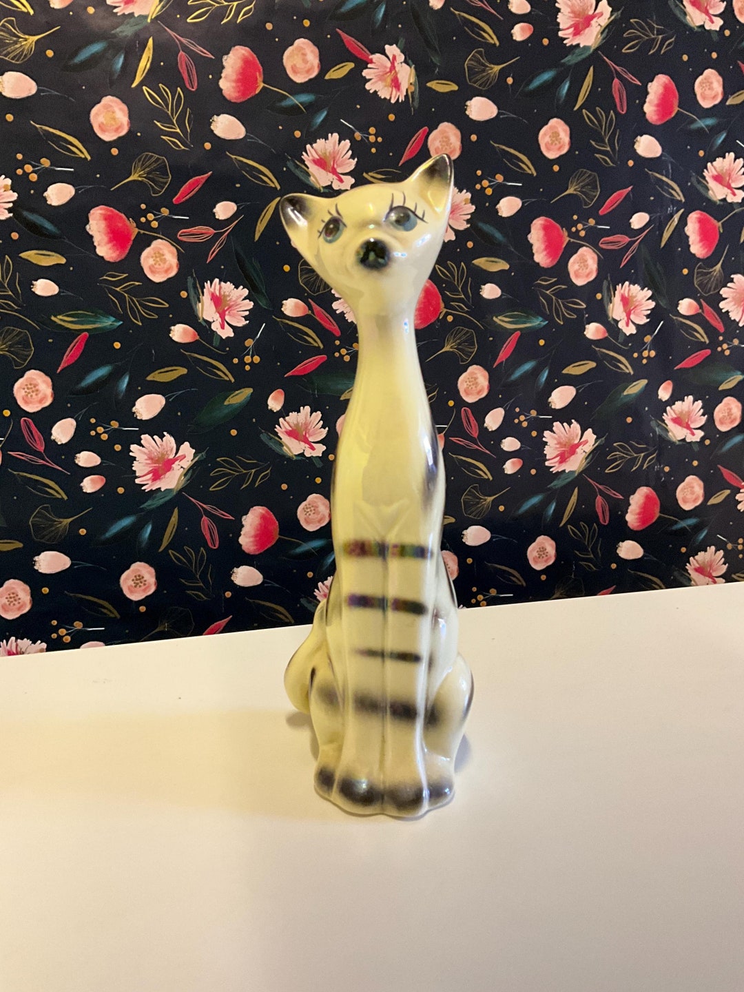 Vintage Italian Ceramic Cat Figurine: 1950s/60s Retro Decor - Etsy