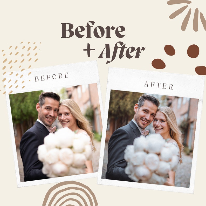 Minimal Wedding Preset, Boho wedding preset, Wedding Lut, Couple love ...