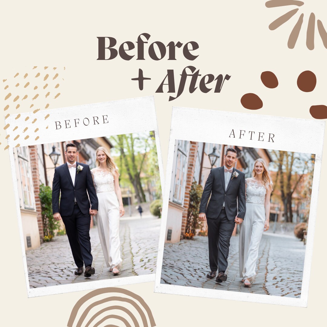 Minimal Wedding Preset, Boho wedding preset, Wedding Lut, Couple love ...
