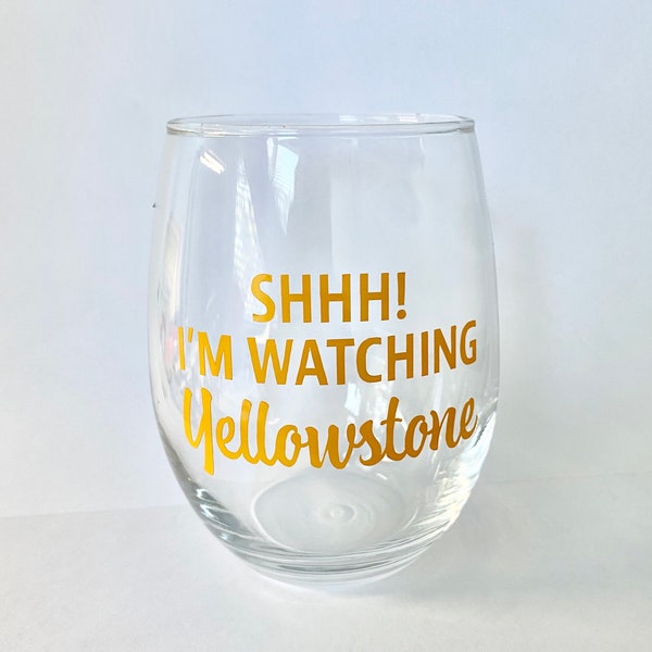Yellowstone Whiskey Glass - Etsy