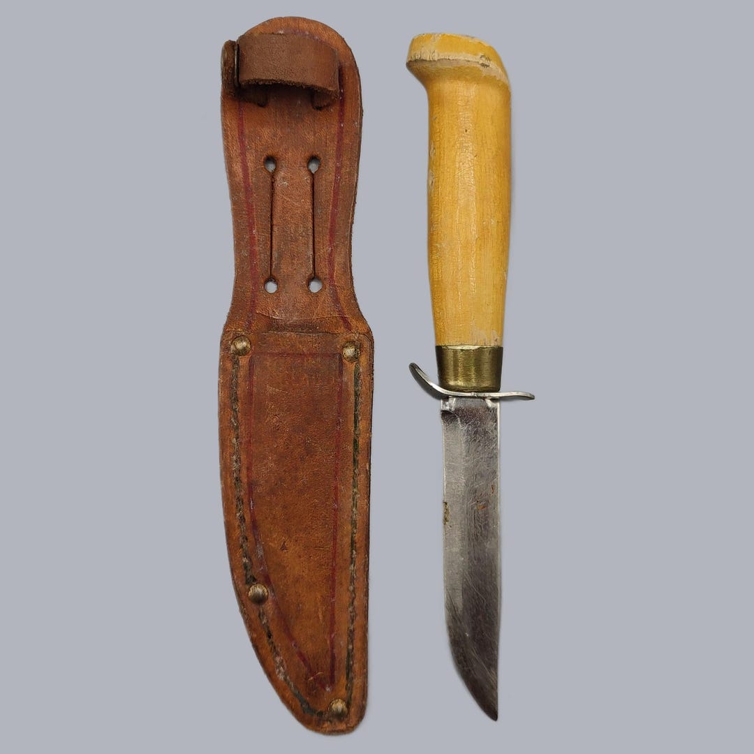 Vintage Scout Puukko Knife Finnish Janne Marttiini Rovaniemi Finland ...