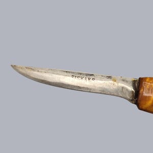 Vintage Orijärvi Puukko Knife Finnish Finland Fiskars Masur Birch ...