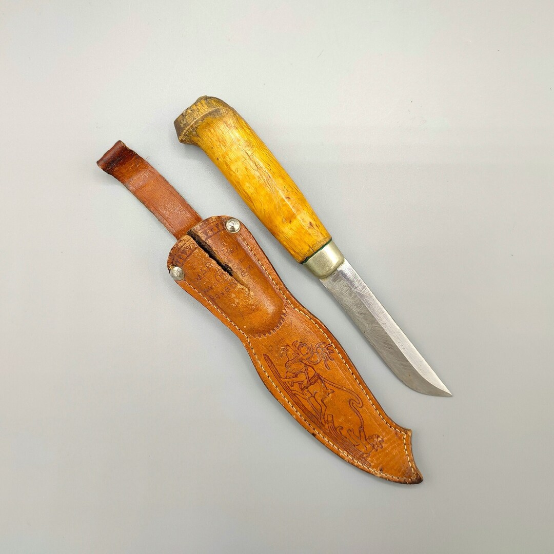 ILVES PUUKKO MESSER von J. Marttiini Rovaniemi Finnland in 1950 mit ...